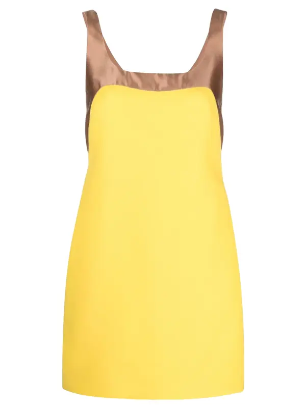 Valentino Garavani Colour-block Minidress - Yellow