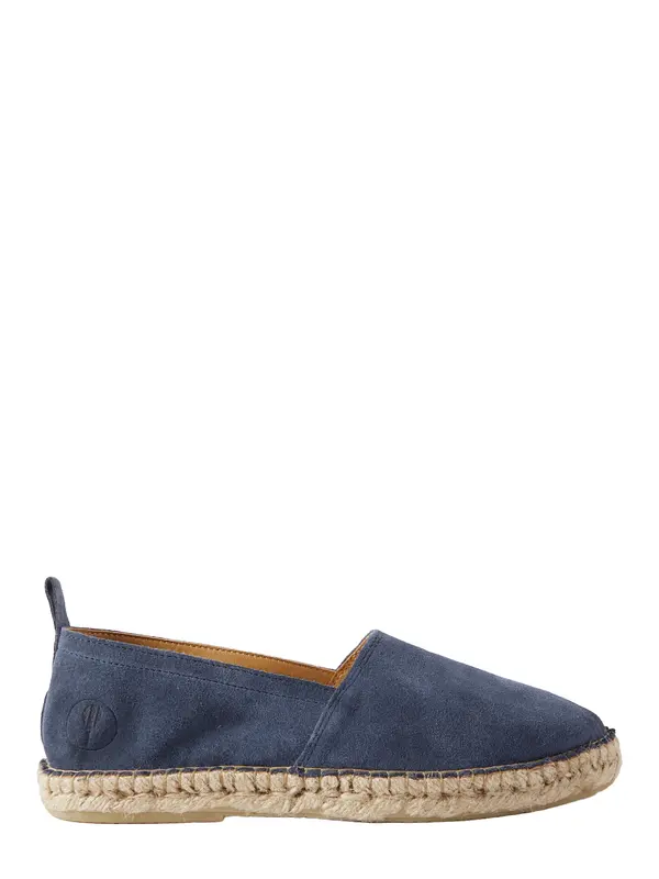 Frescobol Carioca Helio Suede Espadrilles - Blue