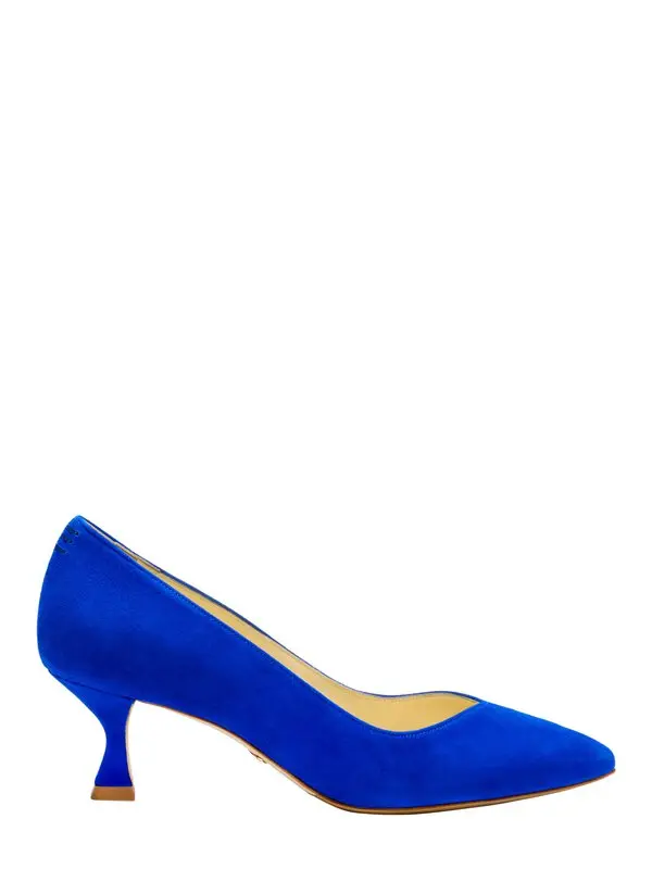 Sarah Flint Perfect Kitten Pump 50 - Atlantic Suede