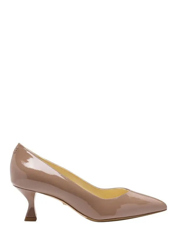 Sarah Flint Perfect Kitten Pump 50 - Dusty Brown Patent