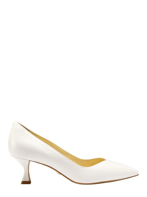 Sarah Flint Perfect Kitten Pump 50 - White Calf