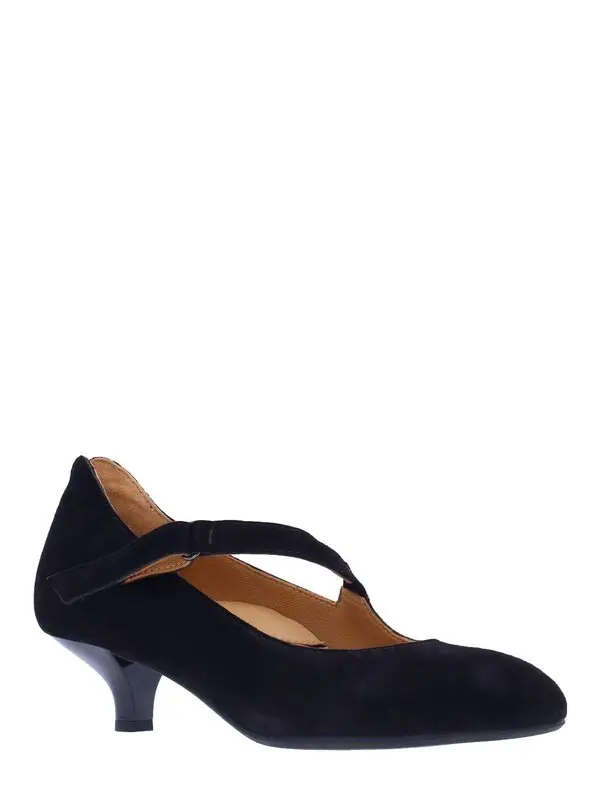 L'AMOUR DES PIEDS Kayva Kitten Heel Pumps - Black