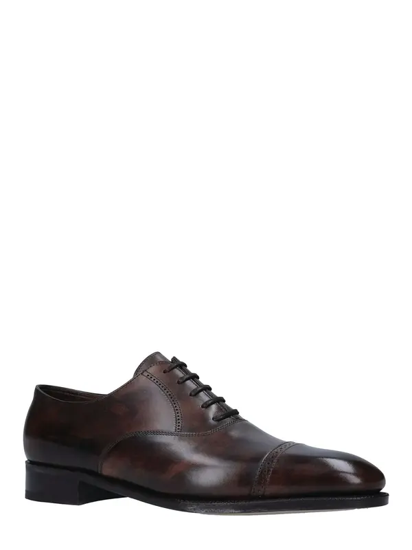 John Lobb Leather Museum Shoes - Brown
