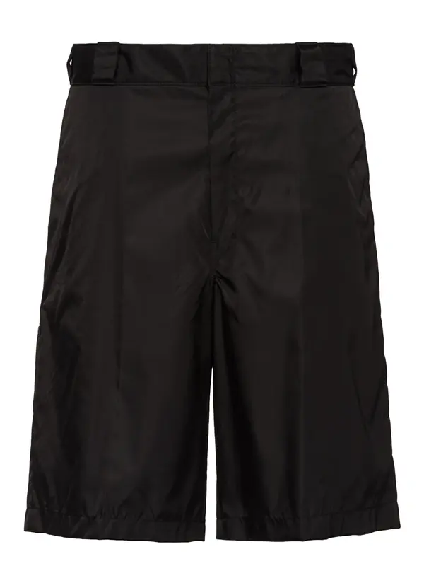 Prada Re-nylon Gabardine Bermuda Shorts - Black