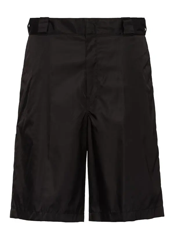 Prada Re-nylon Gabardine Bermuda Shorts - Black