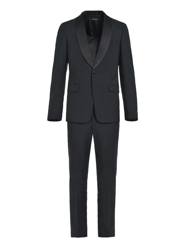 Prada Wool And Mohair Tuxedo - Black