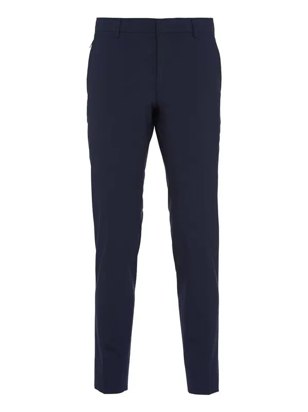 Prada Light Stretch Wool Pants - Blue