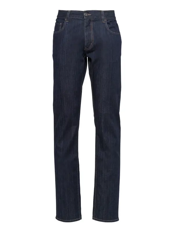 Prada Stretch-denim Jeans - Navy