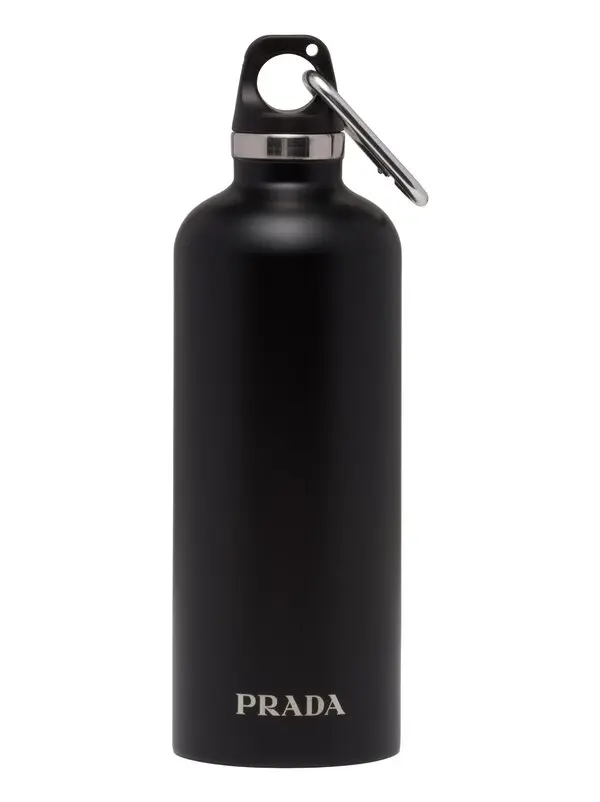 Prada Stainless Steel Insulated Water Bottle - Black