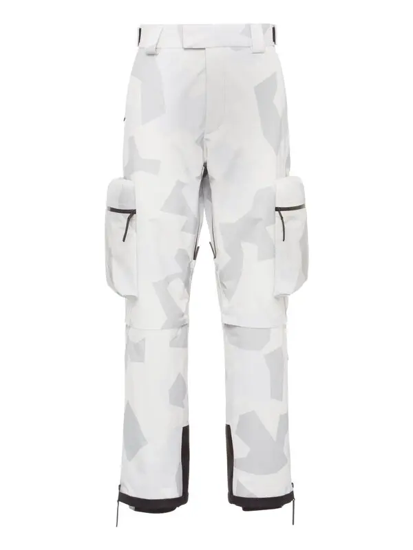 Prada Printed Technical Fabric Snowboard Pant - Grey