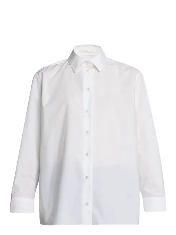 THE ROW Sisilia Poplin Shirt - Optic White
