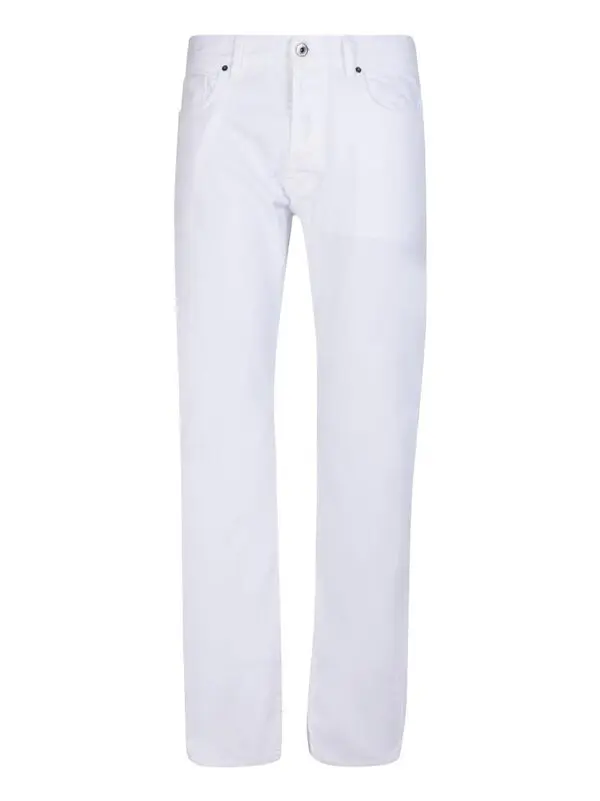 14 BROS Straight-leg Jeans - White
