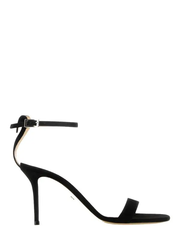 Mach & Mach Suede Sandals - Black