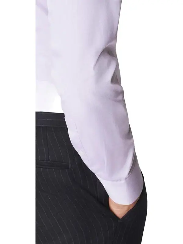 Eton Slim-fit Twill Dress Shirt - Ltpurp