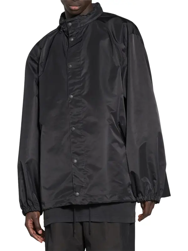 Balenciaga Tape Type Short Windbreaker - 1000 Black