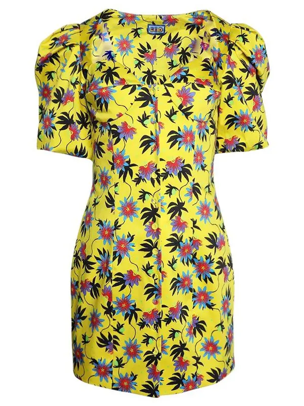 Lhd The Avena Dress - Passion Fruit Floral