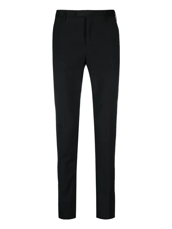 PT TORINO Slim-fit Tailored Trousers - Black