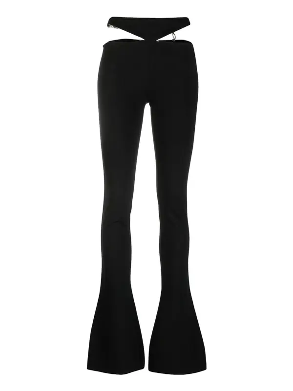 Attico Cut-out Trousers - Black