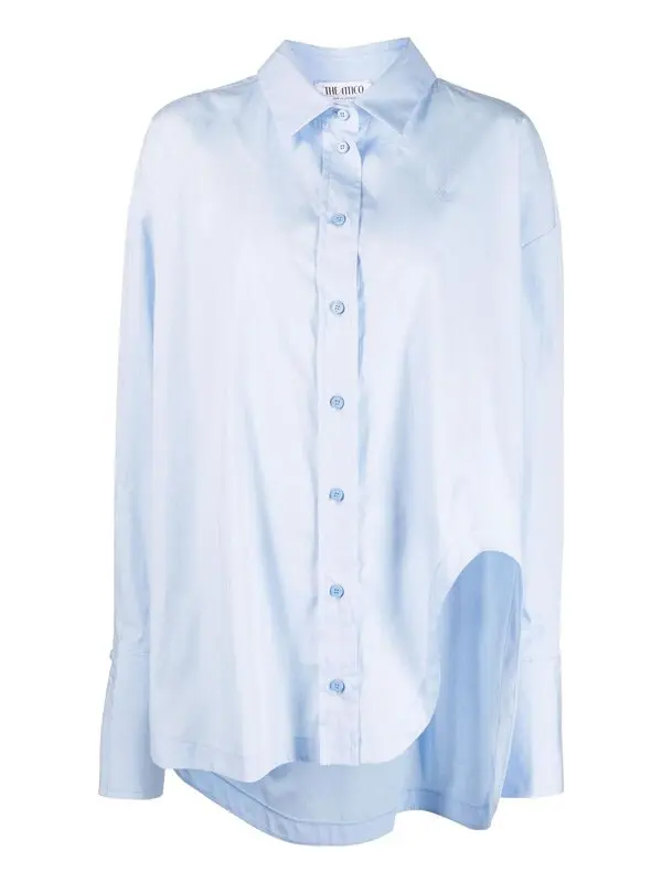 Attico Diana Long-sleeve Shirt - Blue