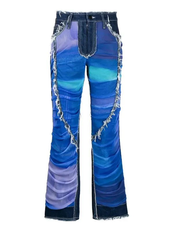 Paula Canovas Del Vas Straight-leg Jeans - Blue