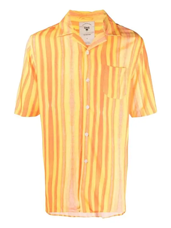 OAS Company Orangina Striped Shirt - Yellow