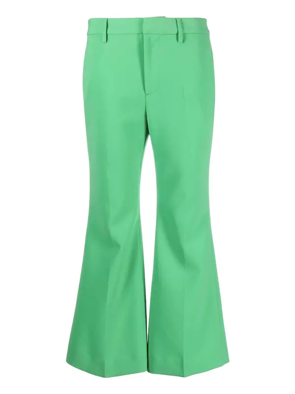 Dsquared2 Kick-flare Cropped Trousers - Green