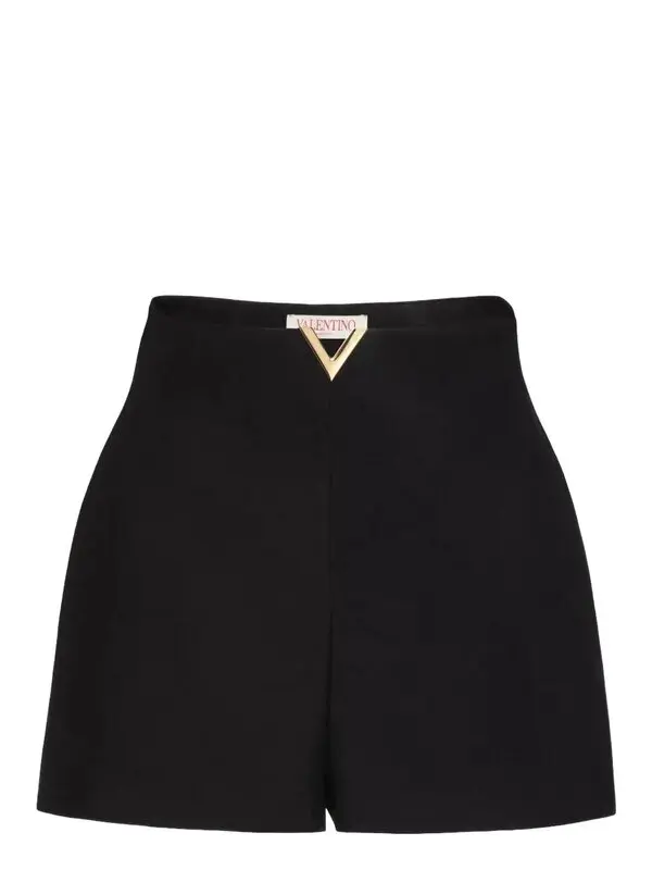 Valentino Garavani Crepe Couture Tailored Shorts - Black