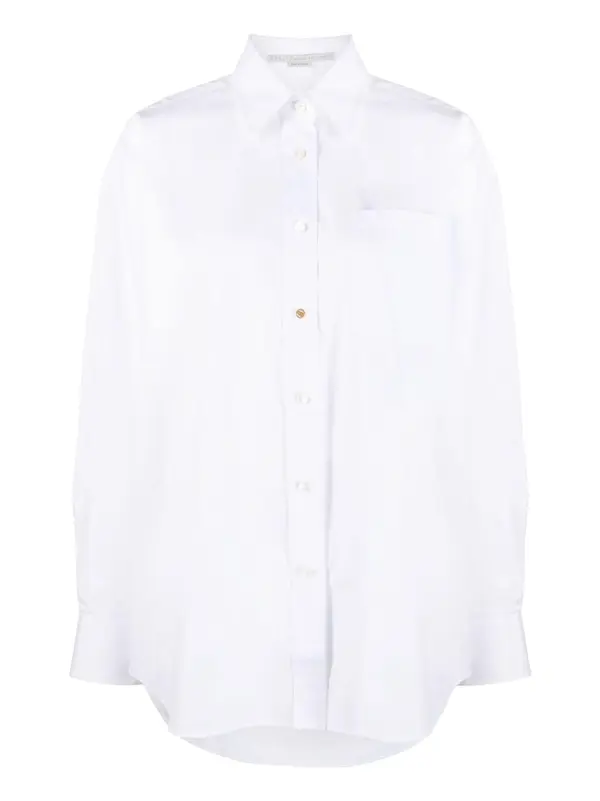 Stella McCartney Long-sleeve Cotton Shirt - White