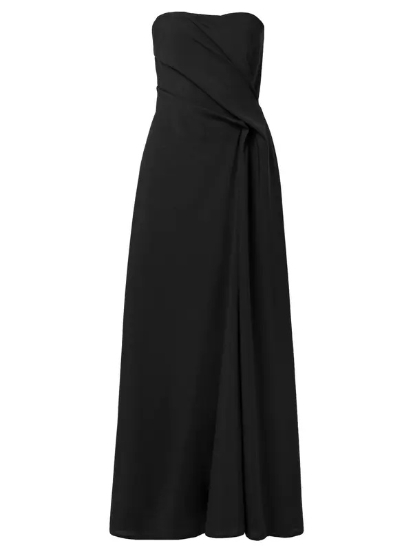 THE ROW Bima Strapless Maxi Dress - Black