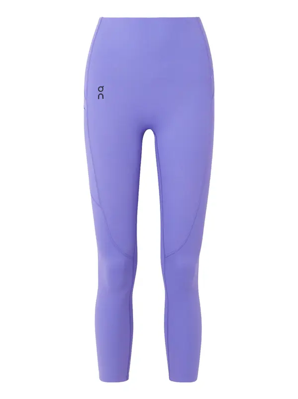 On Movement Stretch Recycled-jersey Leggings - Purple