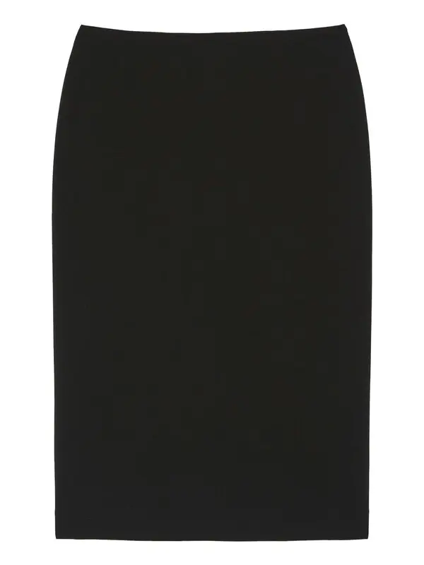 Lafayette 148 New York Crepe Pencil Skirt - Black