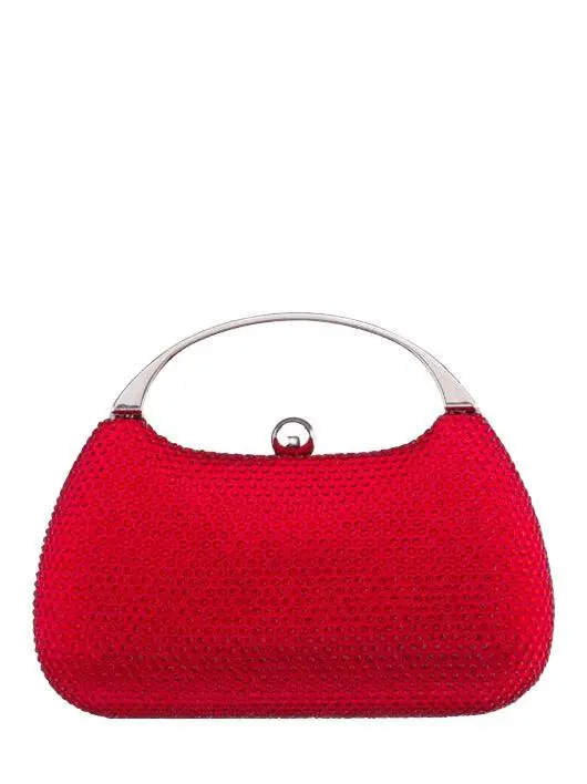 Nina Brando Clutch - Siam Red