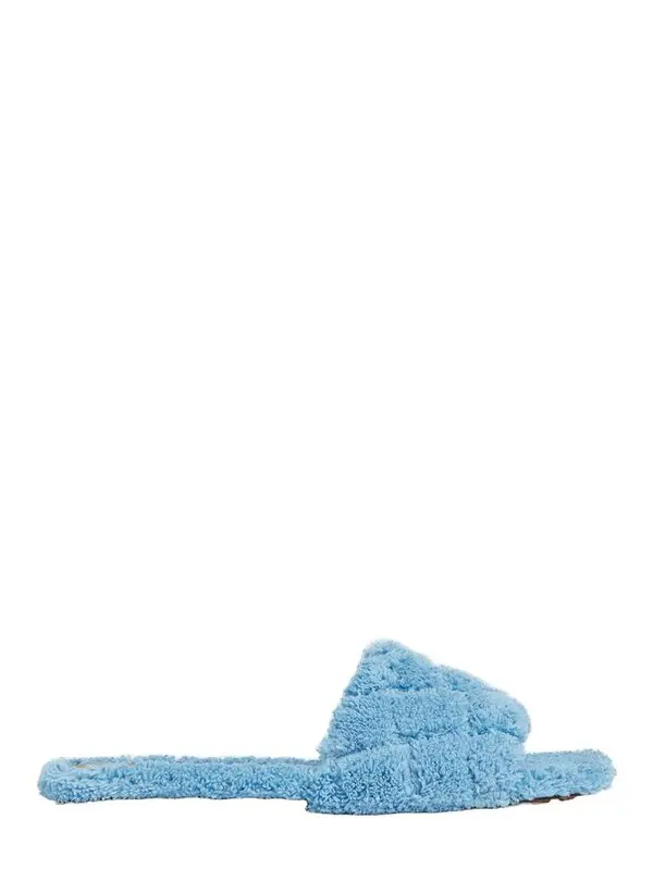 Bottega Veneta Padded Flat Sandals - Windswept Blue