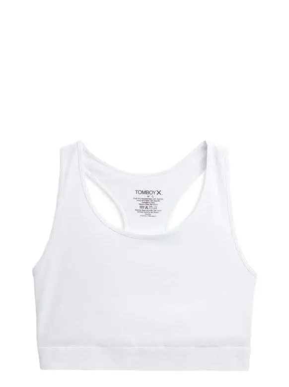 TOMBOYX Racerback Compression Top - White