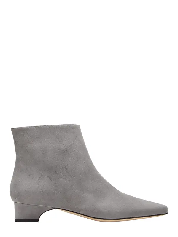Manolo Blahnik Tolarc Ankle Booties - Dark Gray