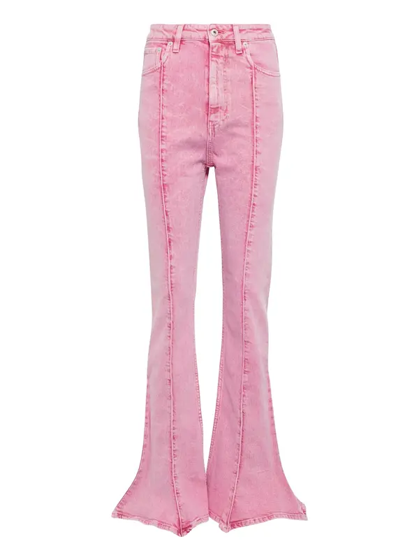 Y/project Classic Trumpet Flared Jeans - Pink