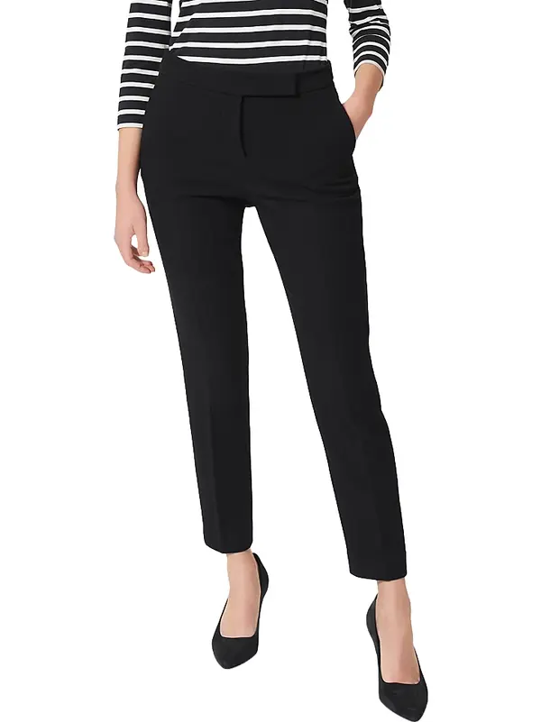HOBBS LONDON Petites Mia Slim Leg Trousers - Navy