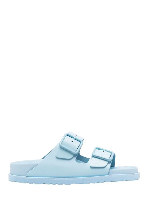 BIRKENSTOCK Arizona Leather Slides - Blue