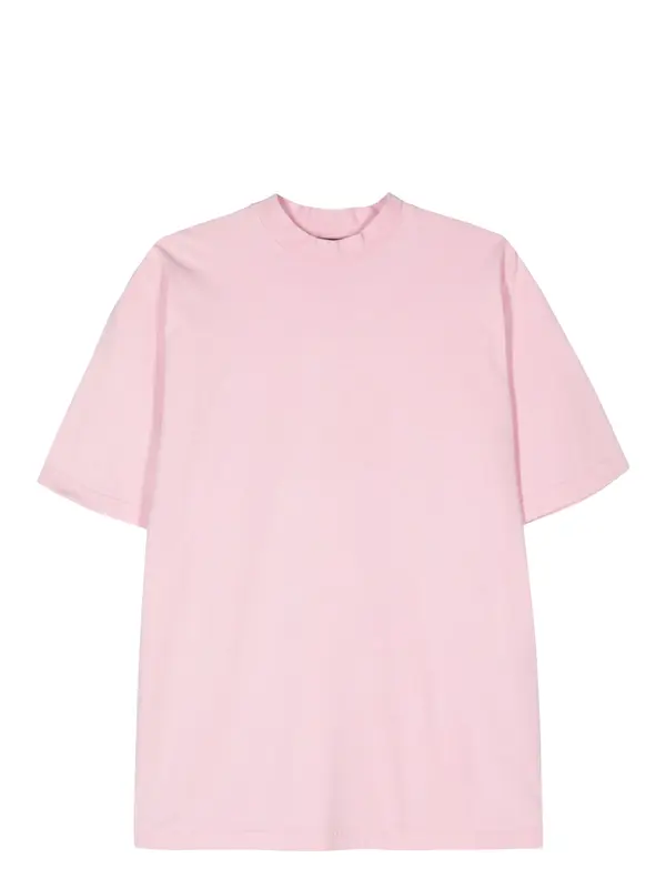Balenciaga Bb Paris Rhinestone-embellished T-shirt - Pink