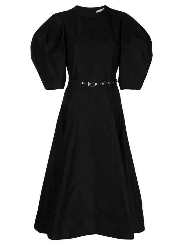 3.1 Phillip Lim Belted-waist Mid-length Dress - Black