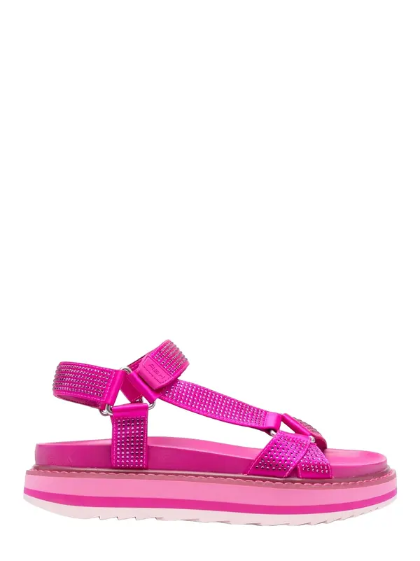 Ash Rhinestone Embellished Sandals - Pink