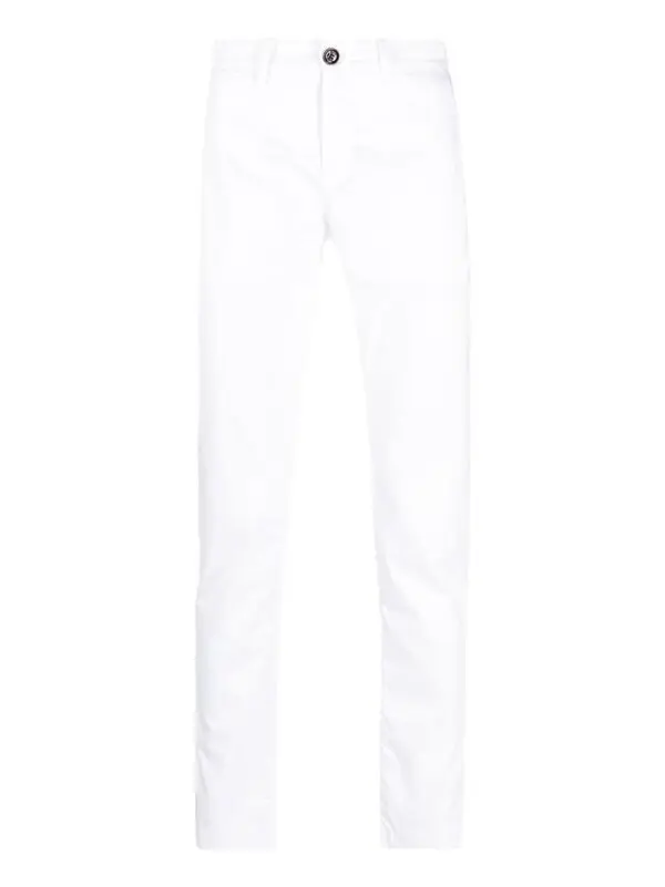 MOORER Bogart-drl Chino Trousers - White
