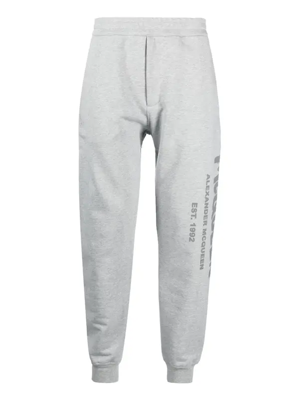 Alexander McQueen Logo-print Track Pants - Grey