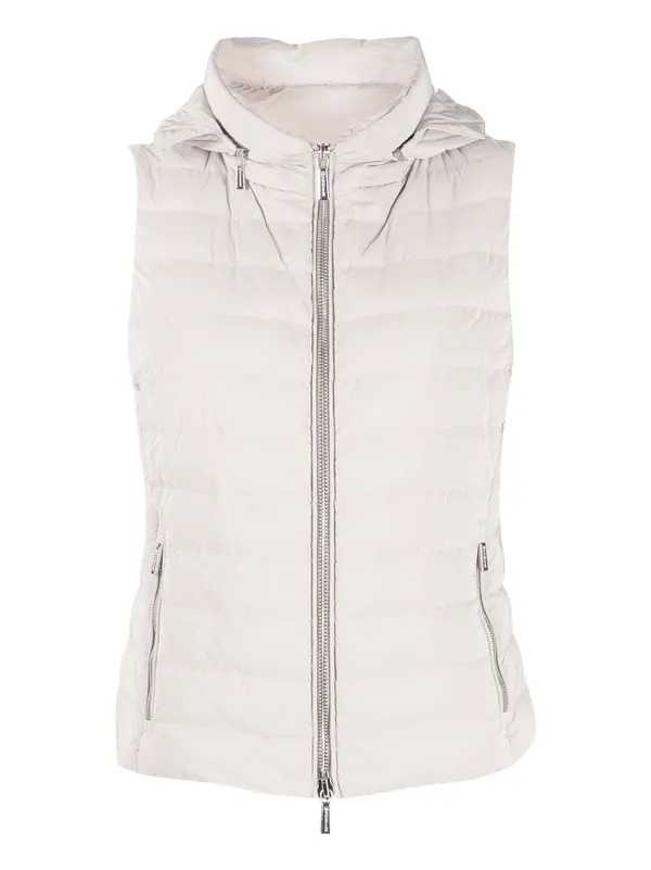 MOORER Tinnari Padded Gilet - Neutrals