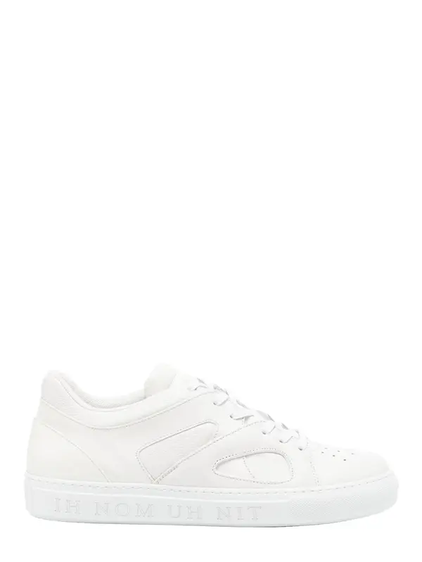 IH NOM UH NIT Panelled Leather Sneakers - White