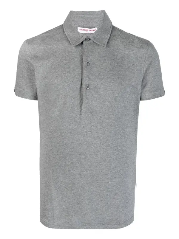 Orlebar Brown Short-sleeved Polo Shirt - Grey