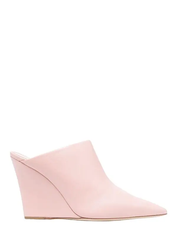 Paris Texas Wanda Pointed Toe 100mm Mules - Pink