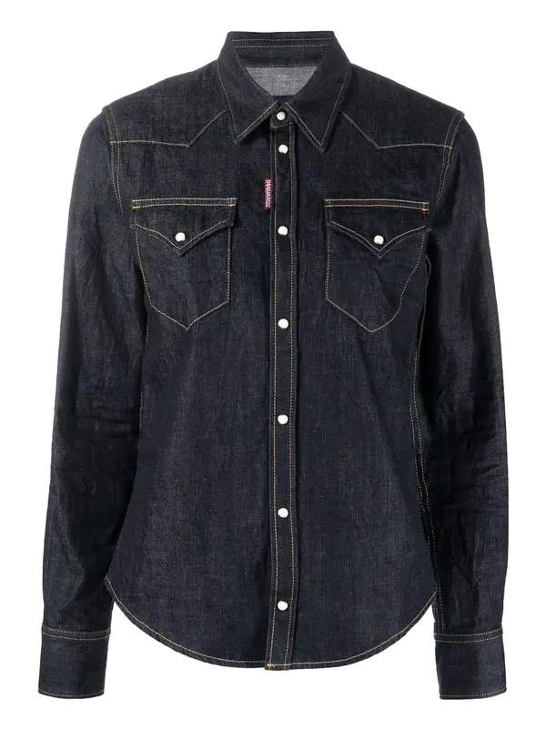 Dsquared2 Classic Denim Shirt - Blue