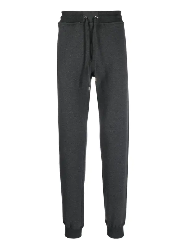MOORER Tapered Drawstring Track Pants - Grey