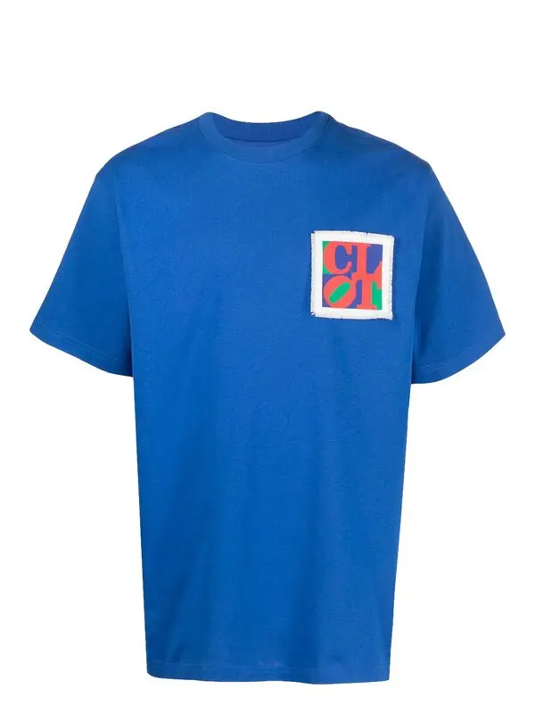 CLOT Maraud Logo-embroidered Cotton T-shirt - Blue